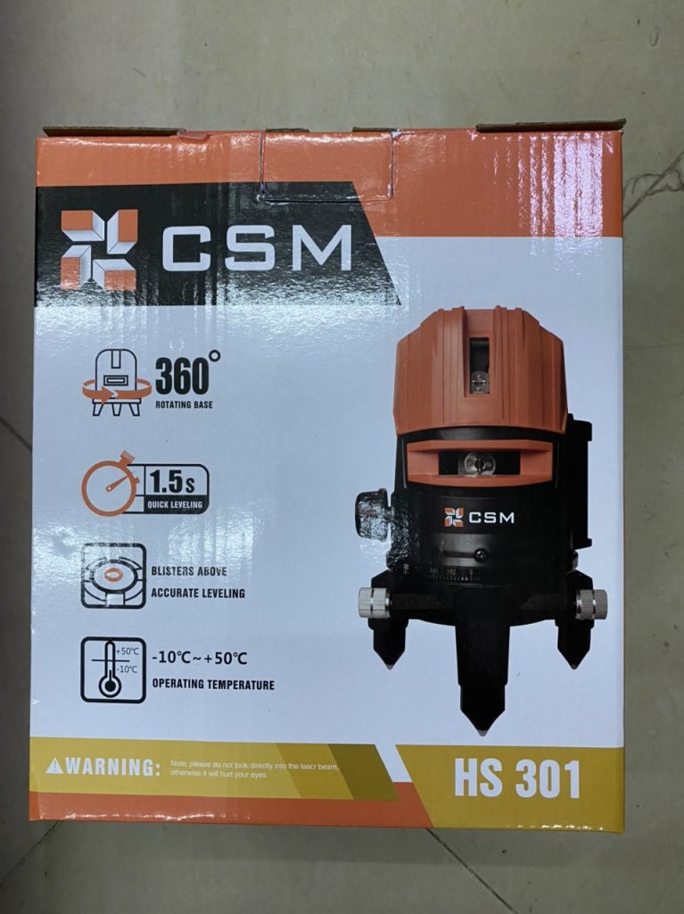Máy cân mực laser CSM SH 306 5 tia xanh – Điện Máy Quang Tuyến